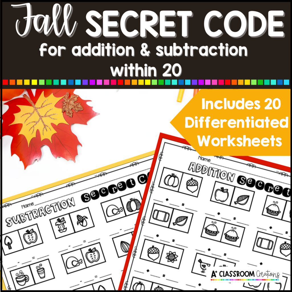 Free Winter Addition and Subtraction Worksheets - A Plus Classroom ...